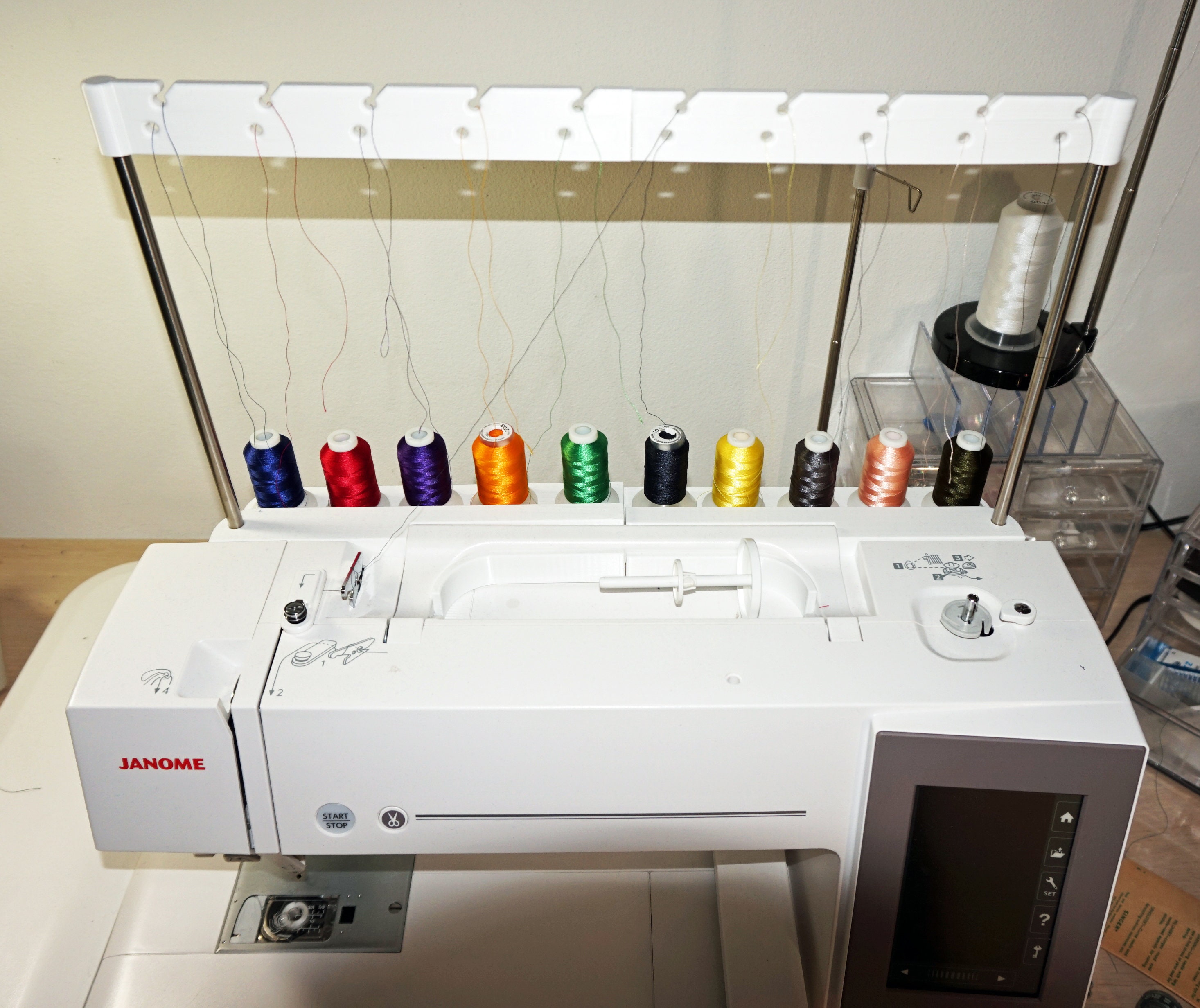 Janome Memory Craft 550E/500E Embroidery Machine Thread Holder ...