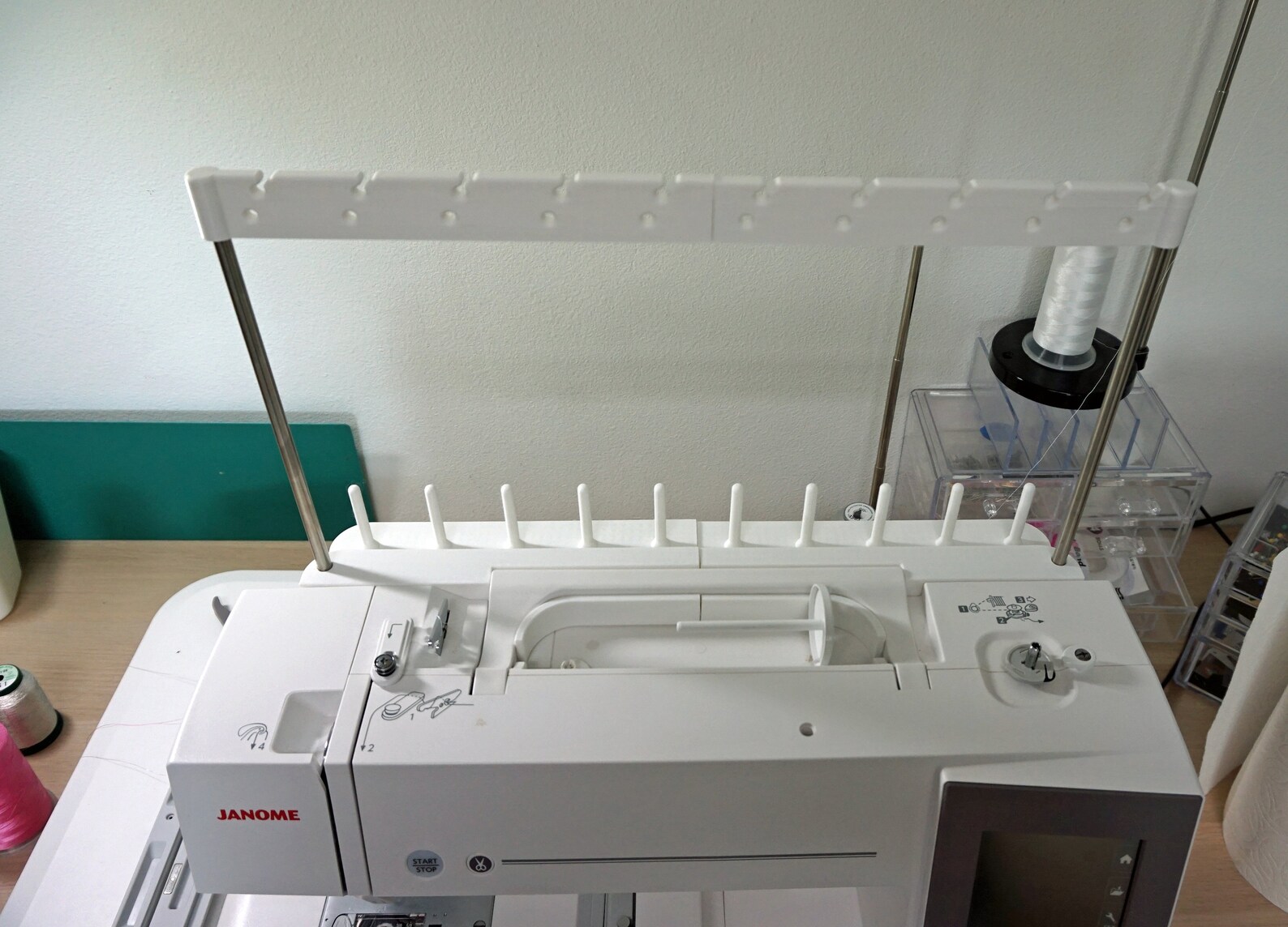 Janome Memory Craft 550E/500E Embroidery Machine Thread Holder ...