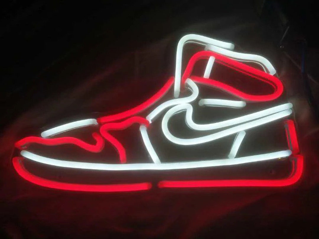 Air Jordan Neon Sign Custom Neon Sign Nike Neon Sign Aesthetic Neon ...