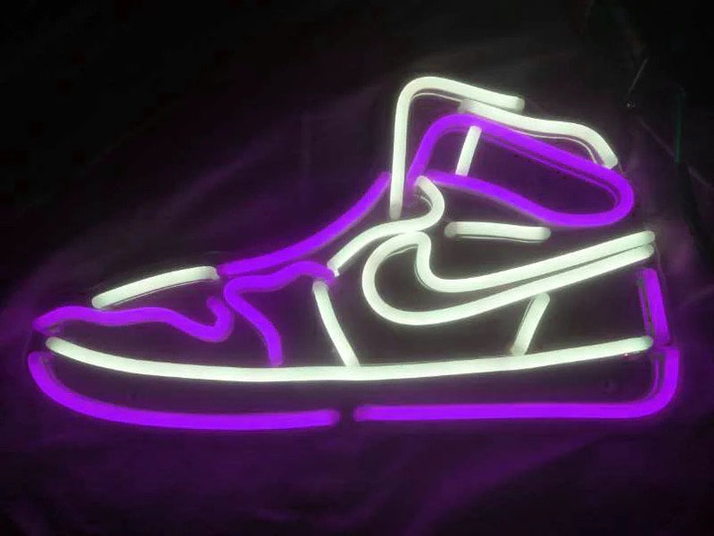 Air Jordan Neon Sign Custom Neon Sign Nike Neon Sign Aesthetic Neon ...