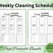 Printable Weekly Cleaning Checklist for Busy Moms, Effective Weekly ...