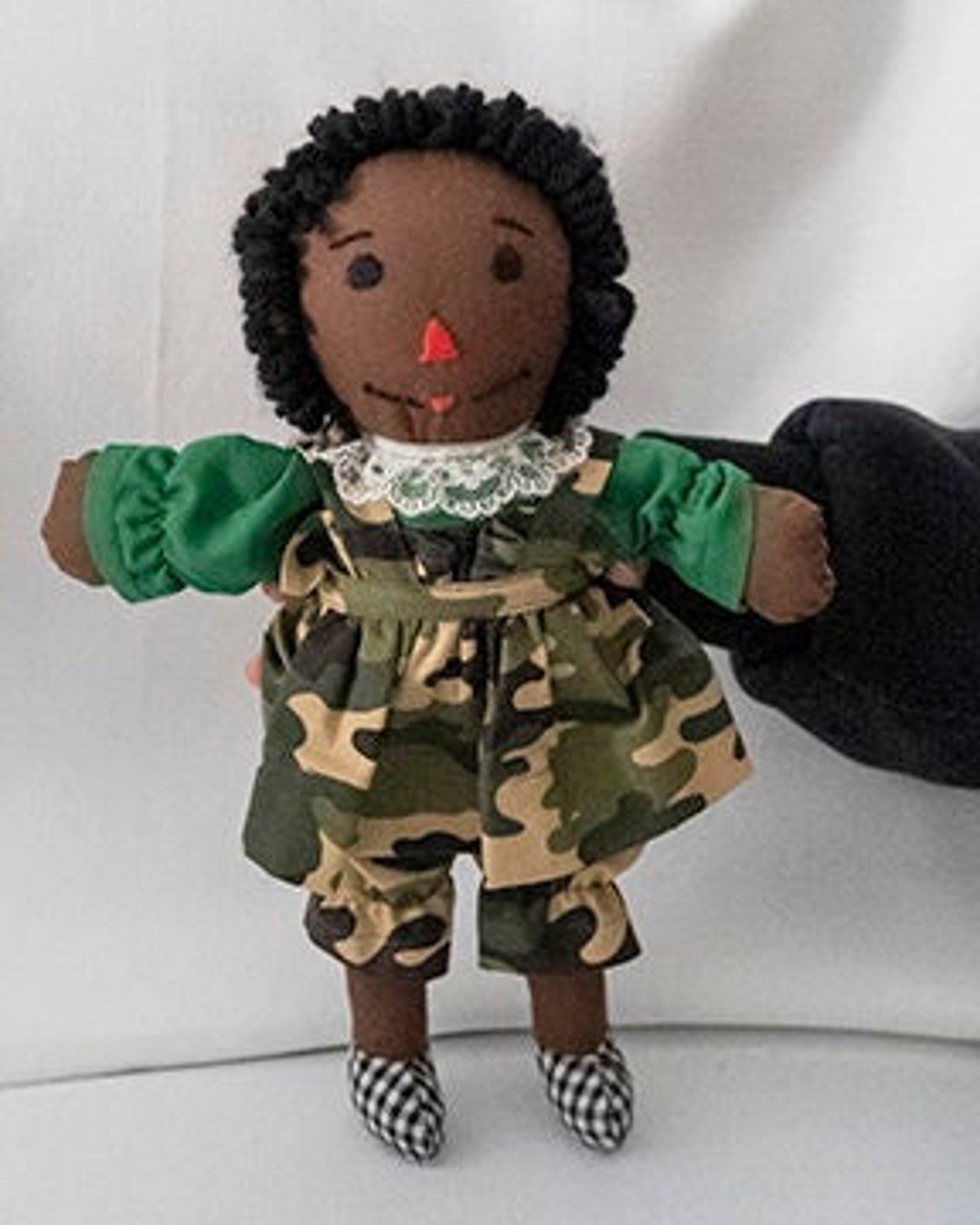 22 - Black Annie Doll With African Print Clothing - Etsy