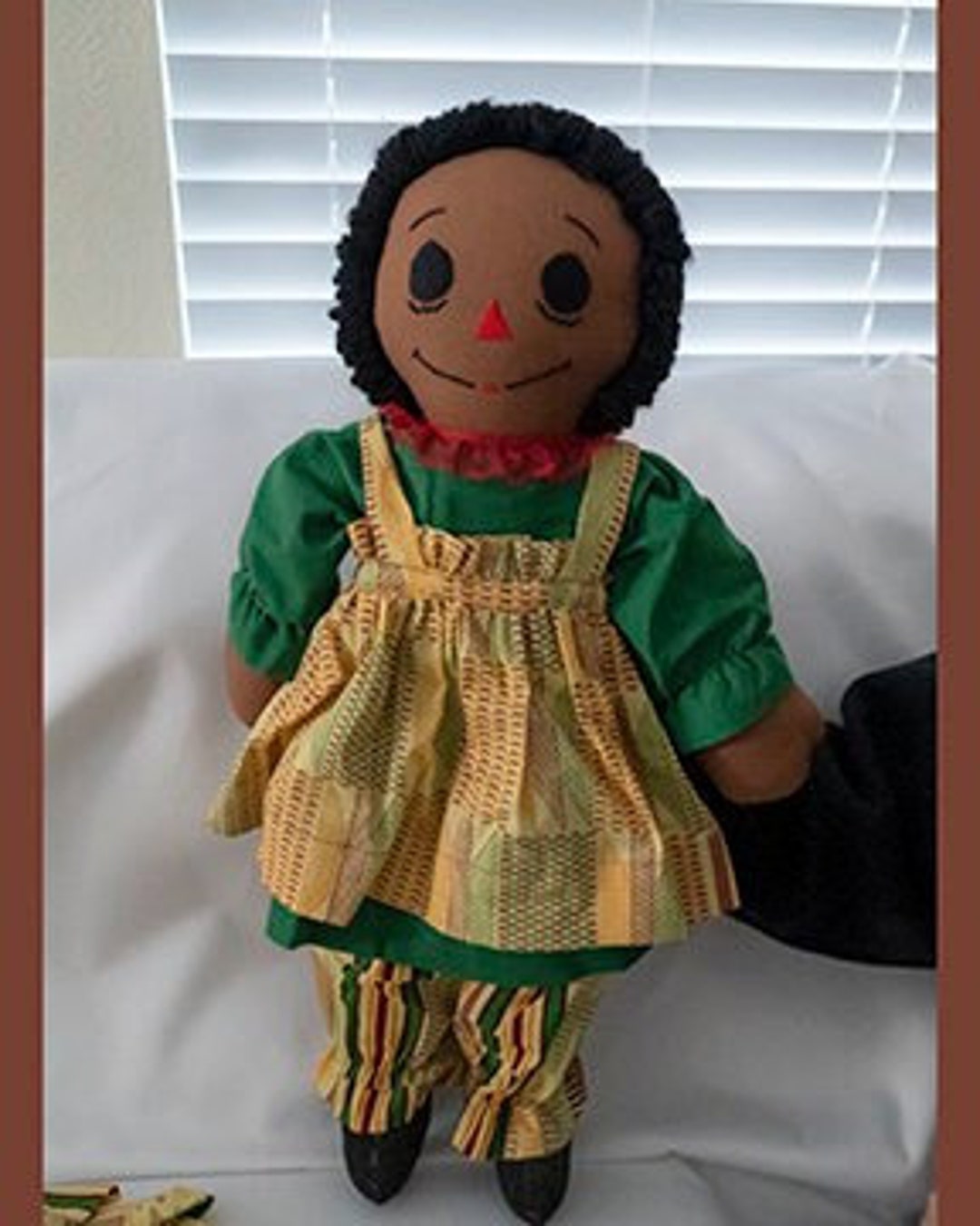 15 - Black Annie Doll With African Print Clothing - Etsy