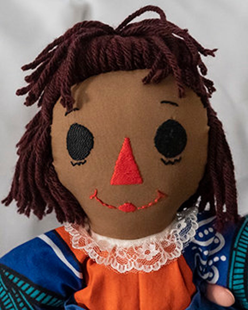 18 - Black Annie Doll With African Print Clothing - Etsy
