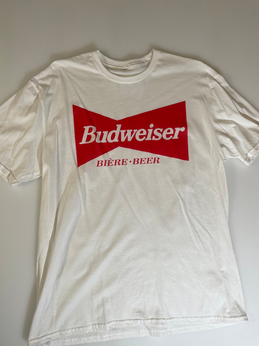 Budweiser Vintage 90s Logo T-shirt - Etsy