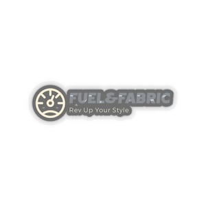 Fuel and Fabric Logo Sticker With Black Background - Etsy