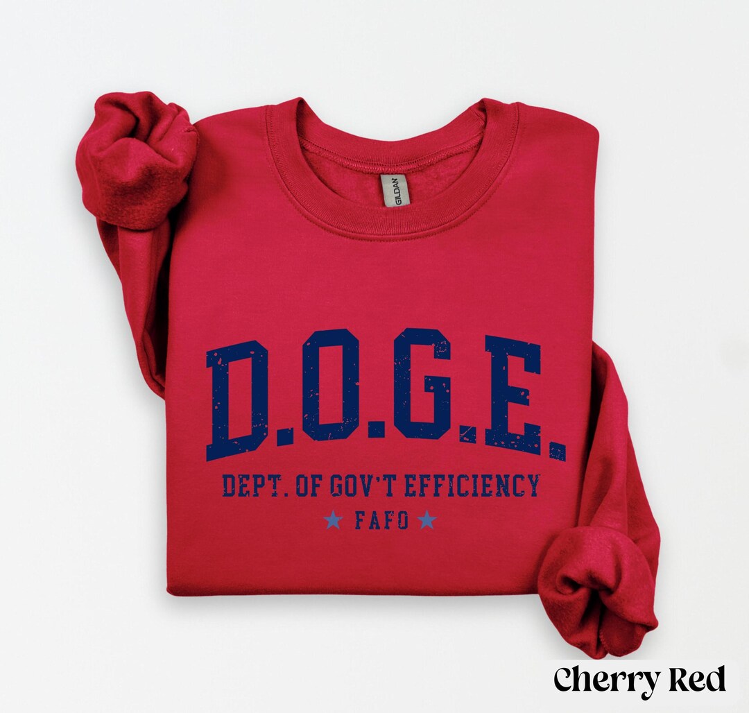 Trump Musk DOGE Sweatshirt, DOGE Department of Government Efficiency ...