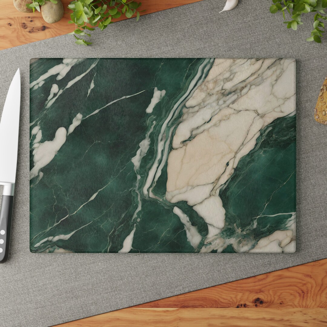 Beautiful Emerald Cutting & Serving Board, Emerald Green Marble-design ...