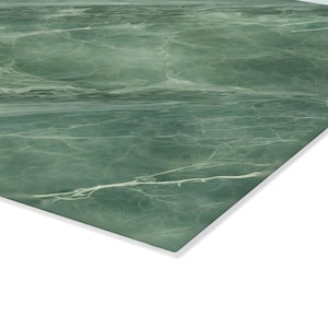 Beautiful Green Quartzite Marble-design Glass Cutting Board & Serving ...