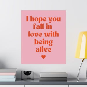 Inspirational Wall Art, Mental Health Quote Physical Premium Poster, I ...