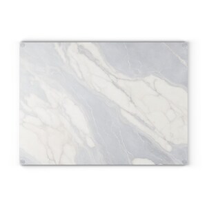 Blue Ocean Marble-design Glass Cutting Board Charcuterie Board ...