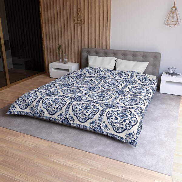 Delft Blue Fabric - Etsy