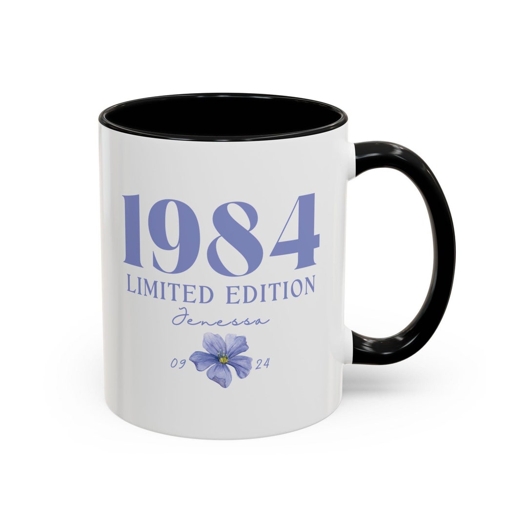 1984 40th Birthday Mug, 1984 Limited Edition Birthday Mug, Coffee Cup ...