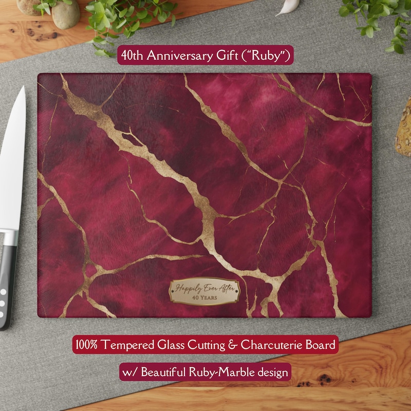 Ruby Cutting Board - Etsy