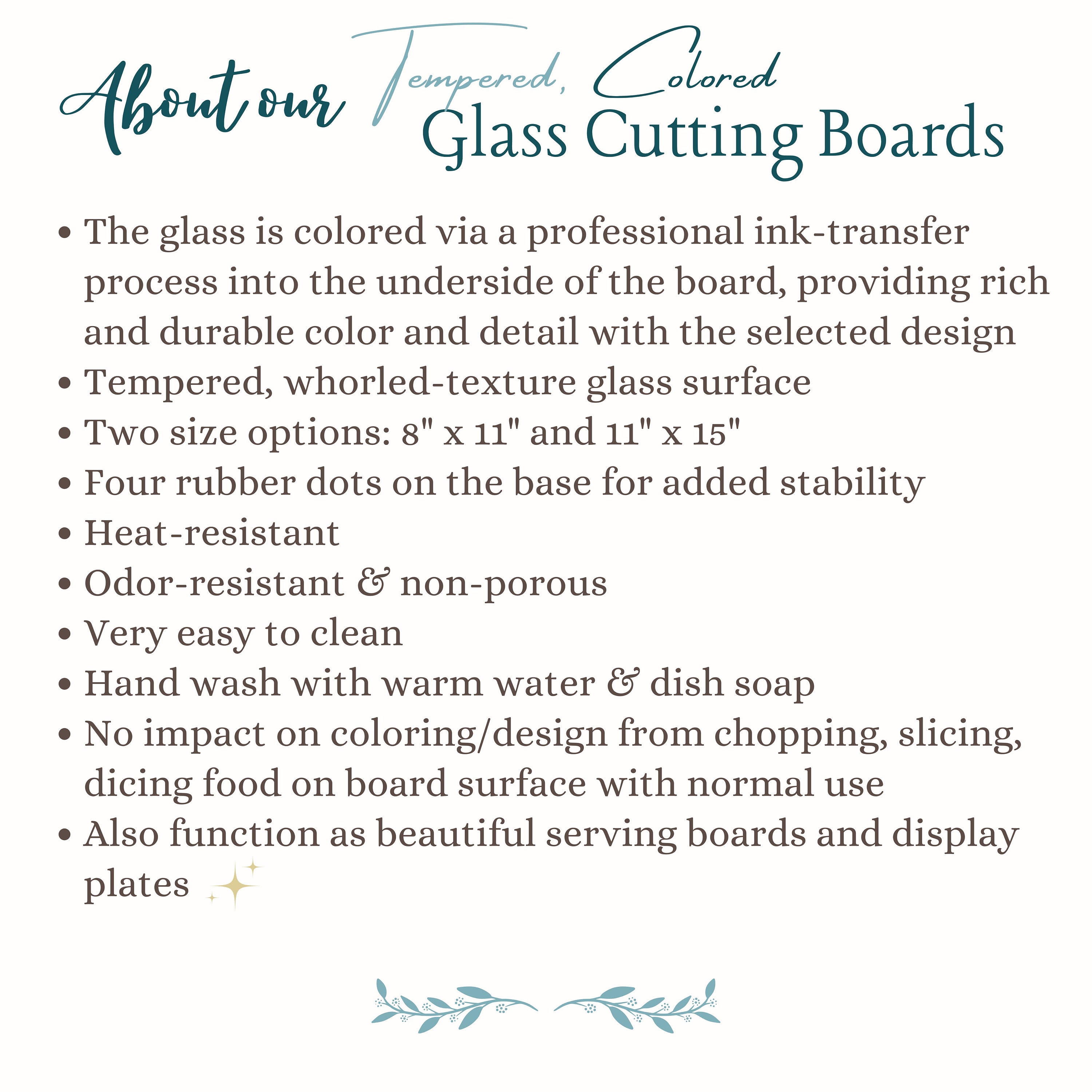Blue Ocean Marble-design Glass Cutting Board Charcuterie Board ...