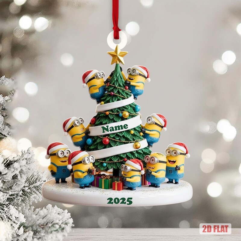 Minions Christmas Decor - Etsy