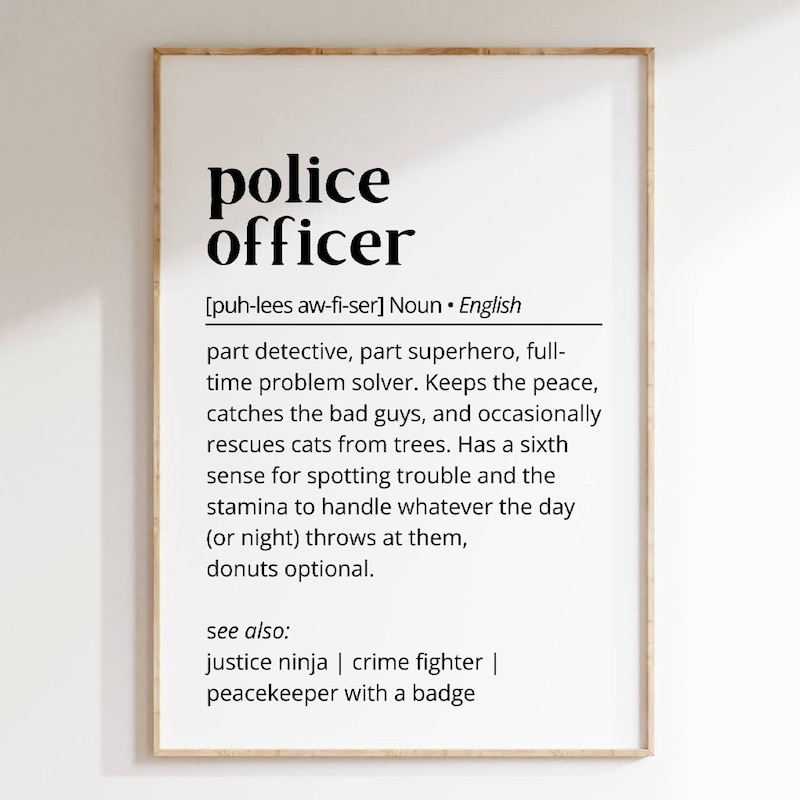 Police Home Decor - Etsy