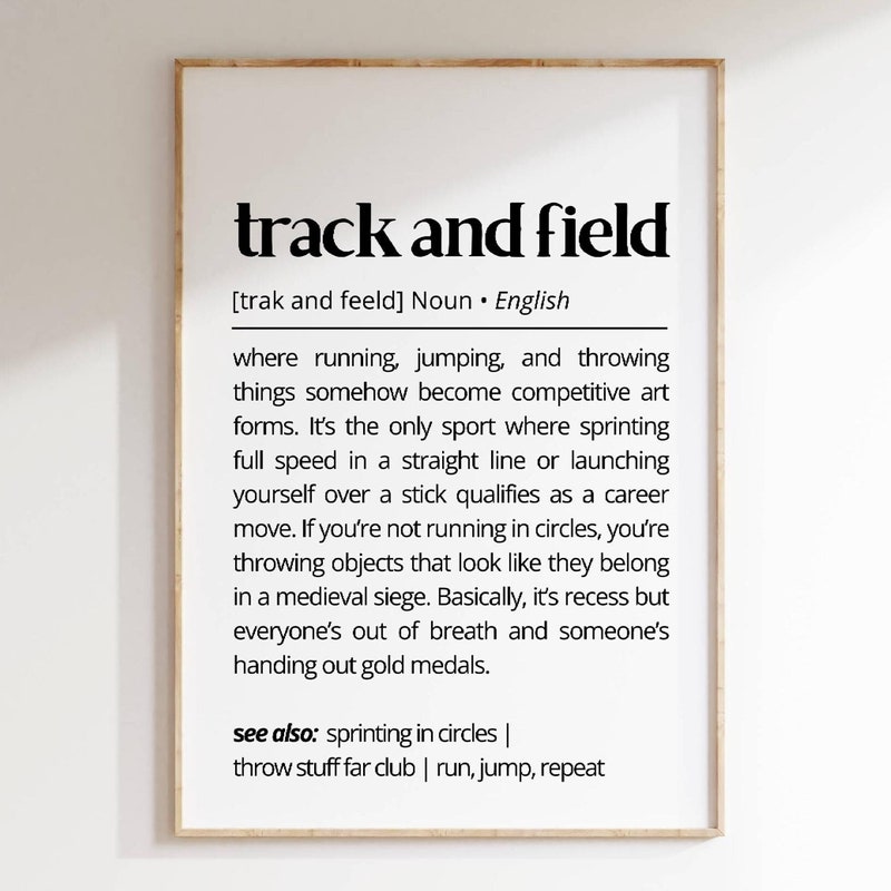 Track and Field Posters - Etsy