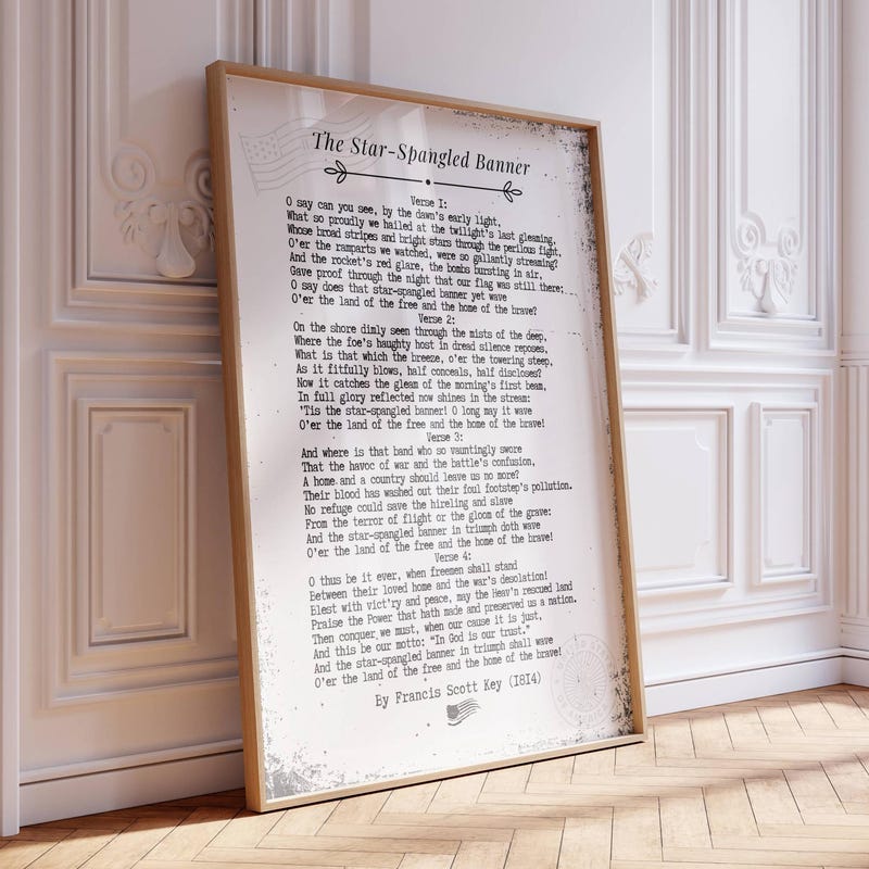 The National Anthem - Etsy