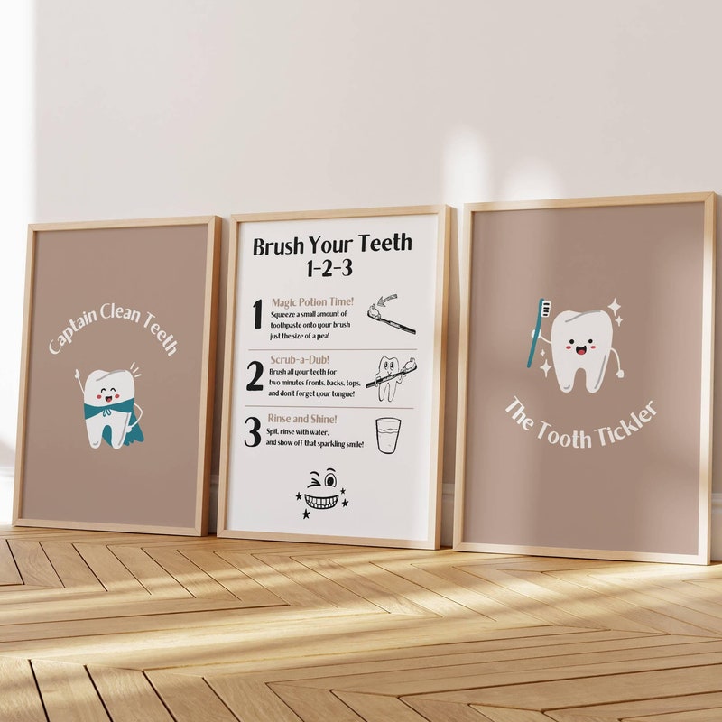 Tooth Dental Care Cartoons - Etsy
