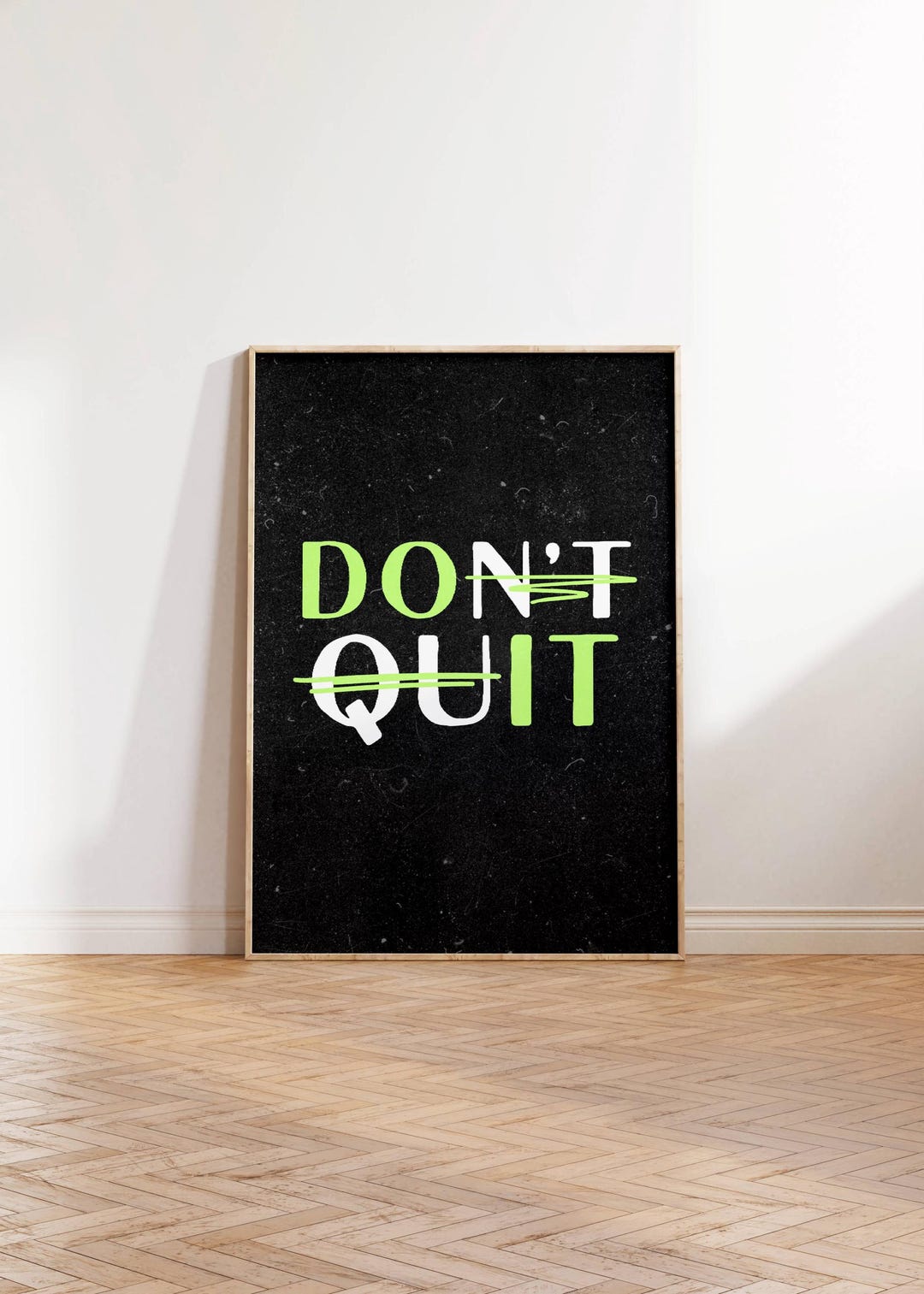 Don't Quit Motivational Wall Art Inspirational Poster for Office Modern ...