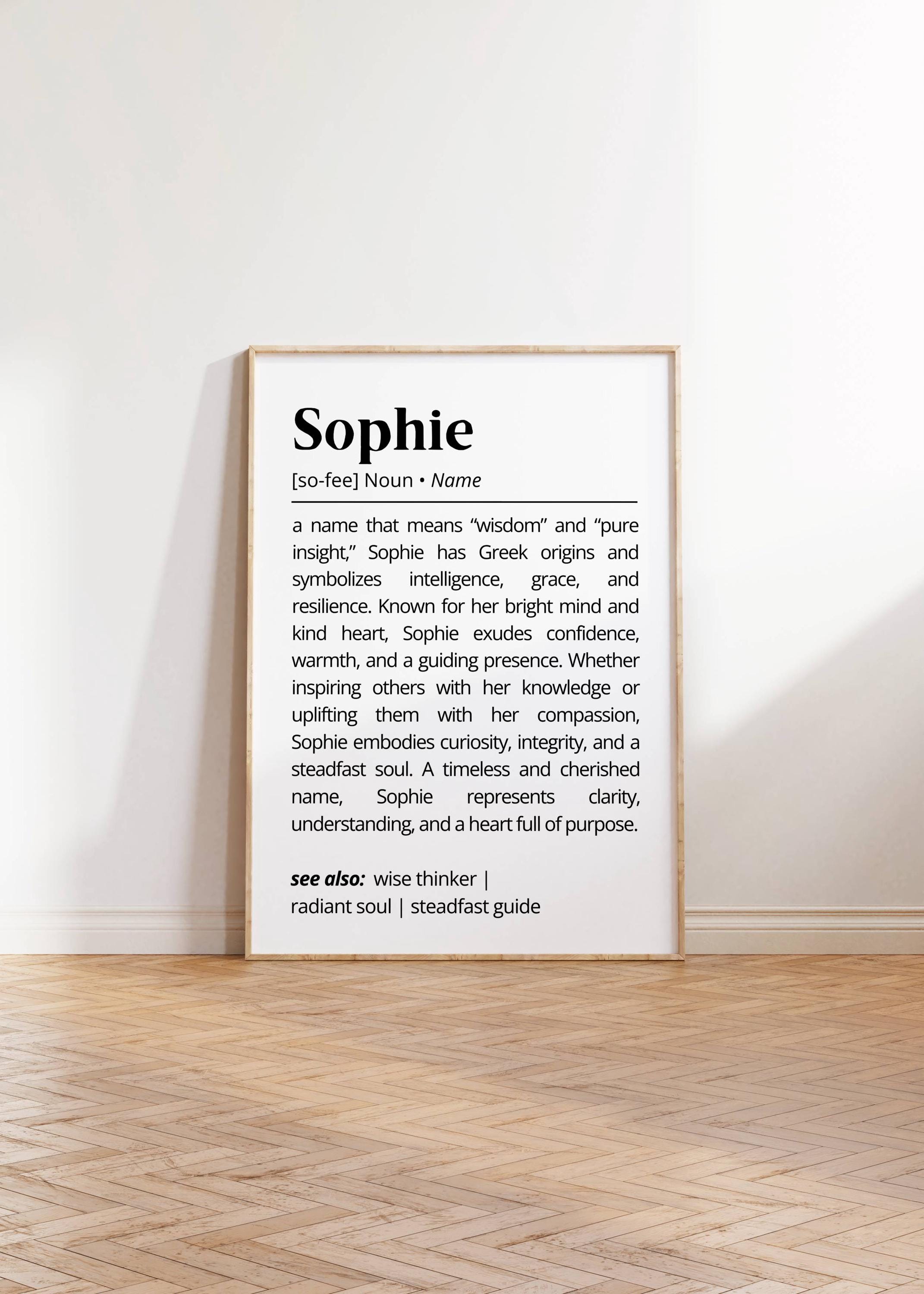 Sophie Name Girl