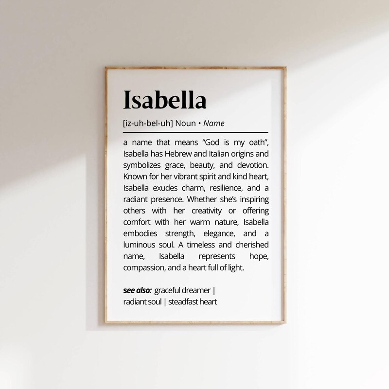 Name Meaning - Etsy