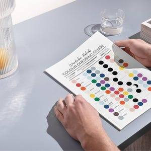 Wardrobe Color Dressing Guide Printable Fashion Style Chart Outfit ...