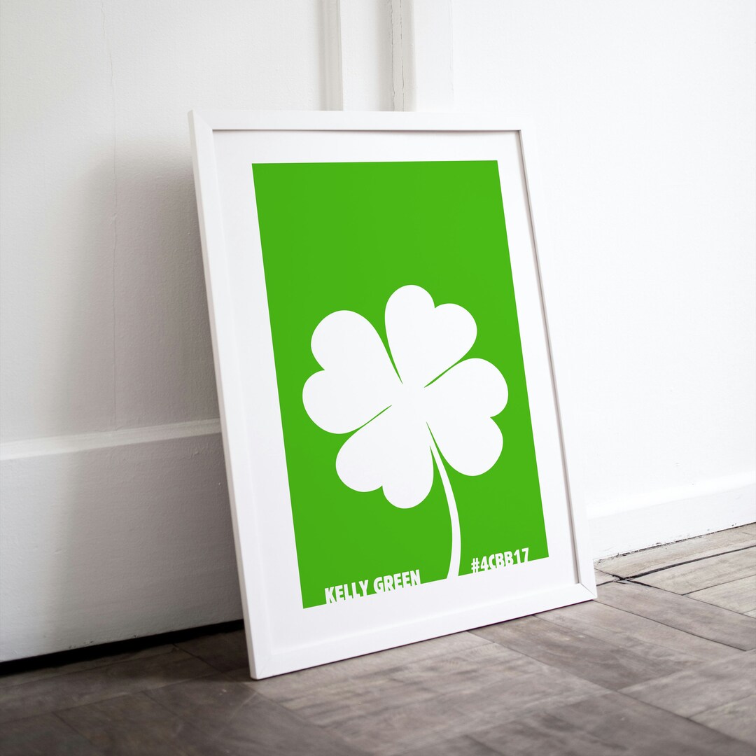 Colour of the Season, Kelly Green, Colors and Names, Green Wall Art ...