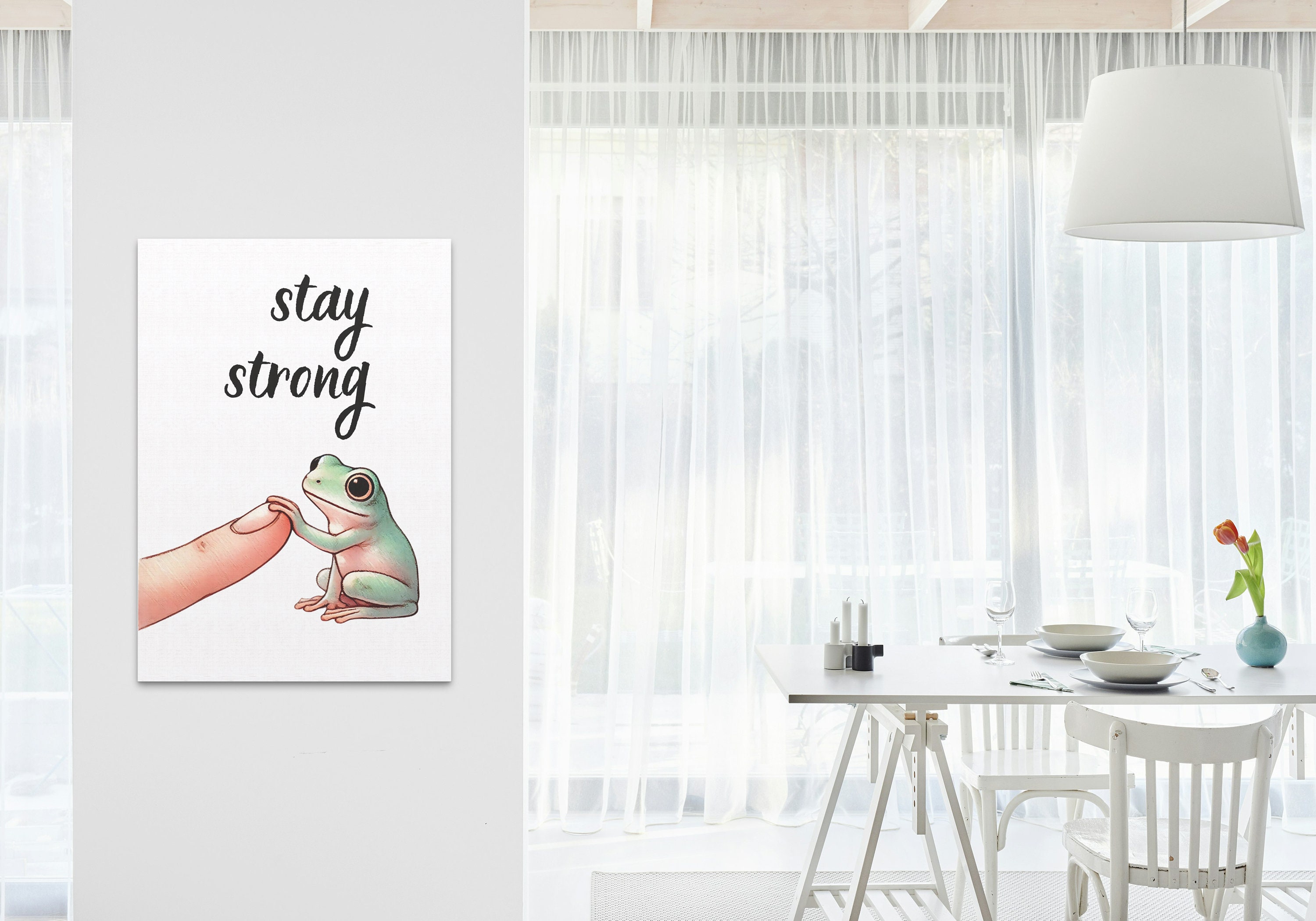Cute Frog Poster, Inspirational Quote Art (digital Download) - Etsy