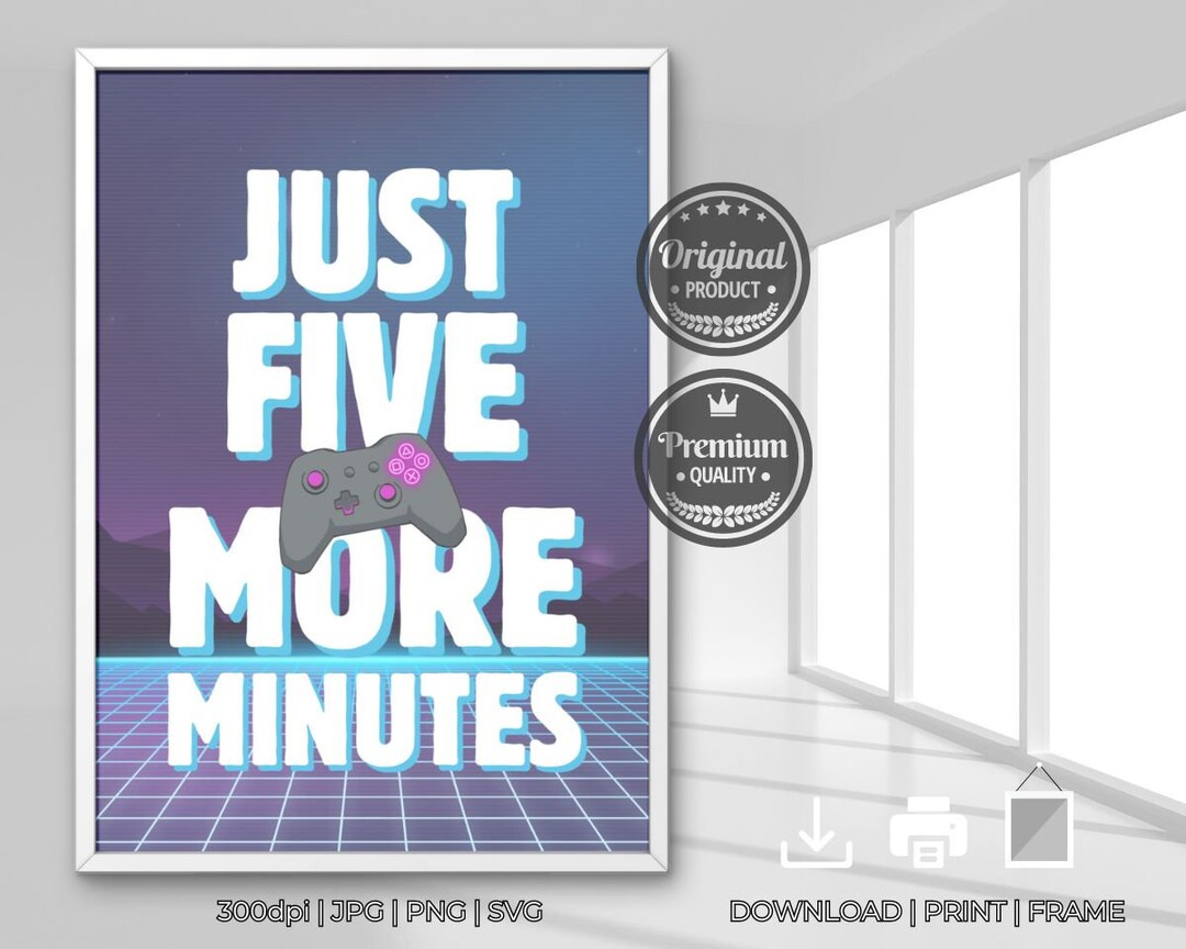 Funny Game Poster, Gaming Poster for Wall, Gaming Wall Decor, Gamer ...