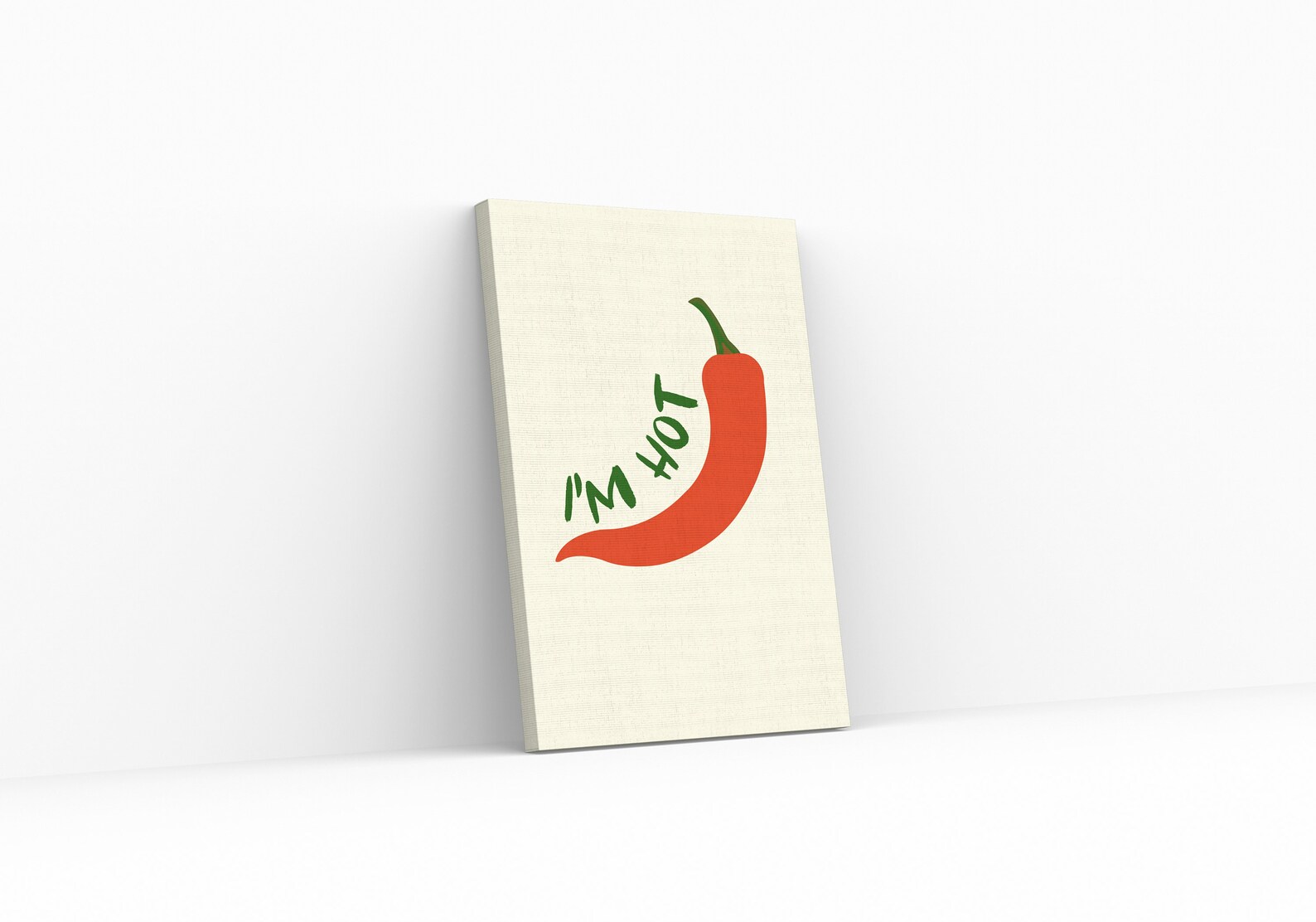 I'm Hot Chili Poster: Modern Retro Kitchen Art (digital Download) - Etsy