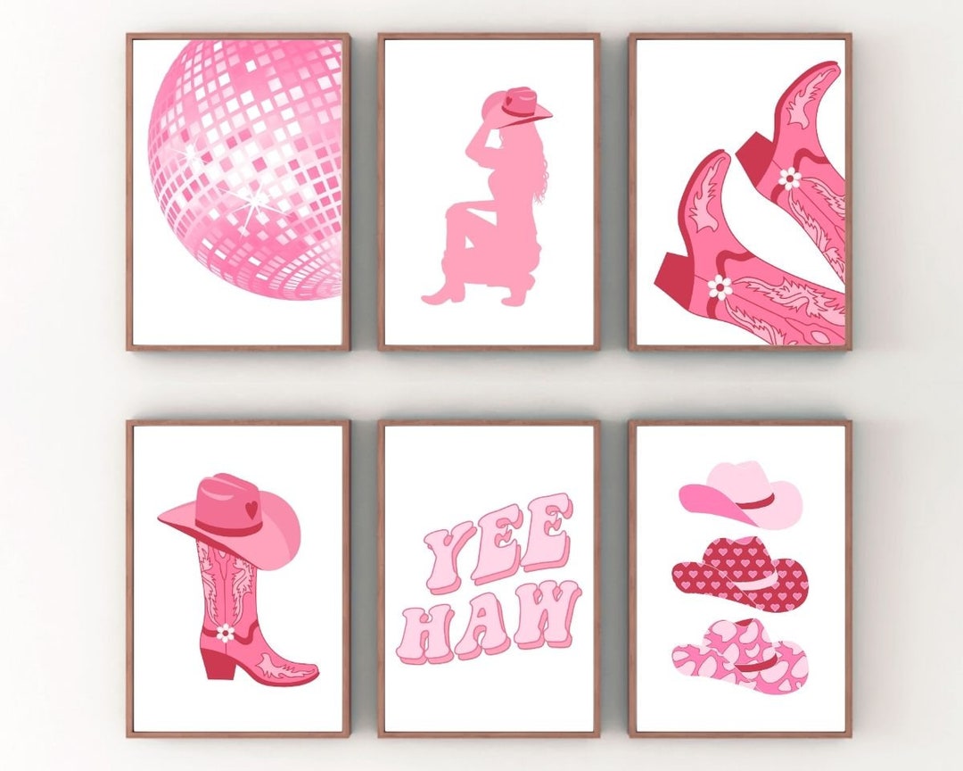 Set of 6 Prints, Taylor, Funky Prints, Groovy Posters, Dorm Room Decor ...