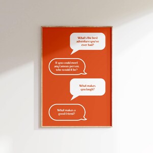 Conversation Starter Wall Art Set of 3 Office Lobby Decor Waiting Room ...