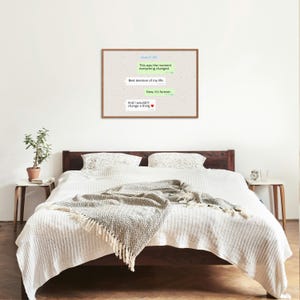 Custom Whatsapp Chat Poster: Personalized Text Art Gift (digital ...