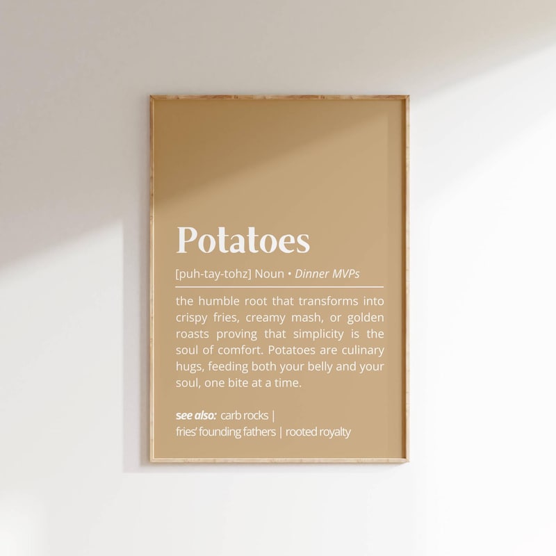 Positive Potato Posters - Etsy