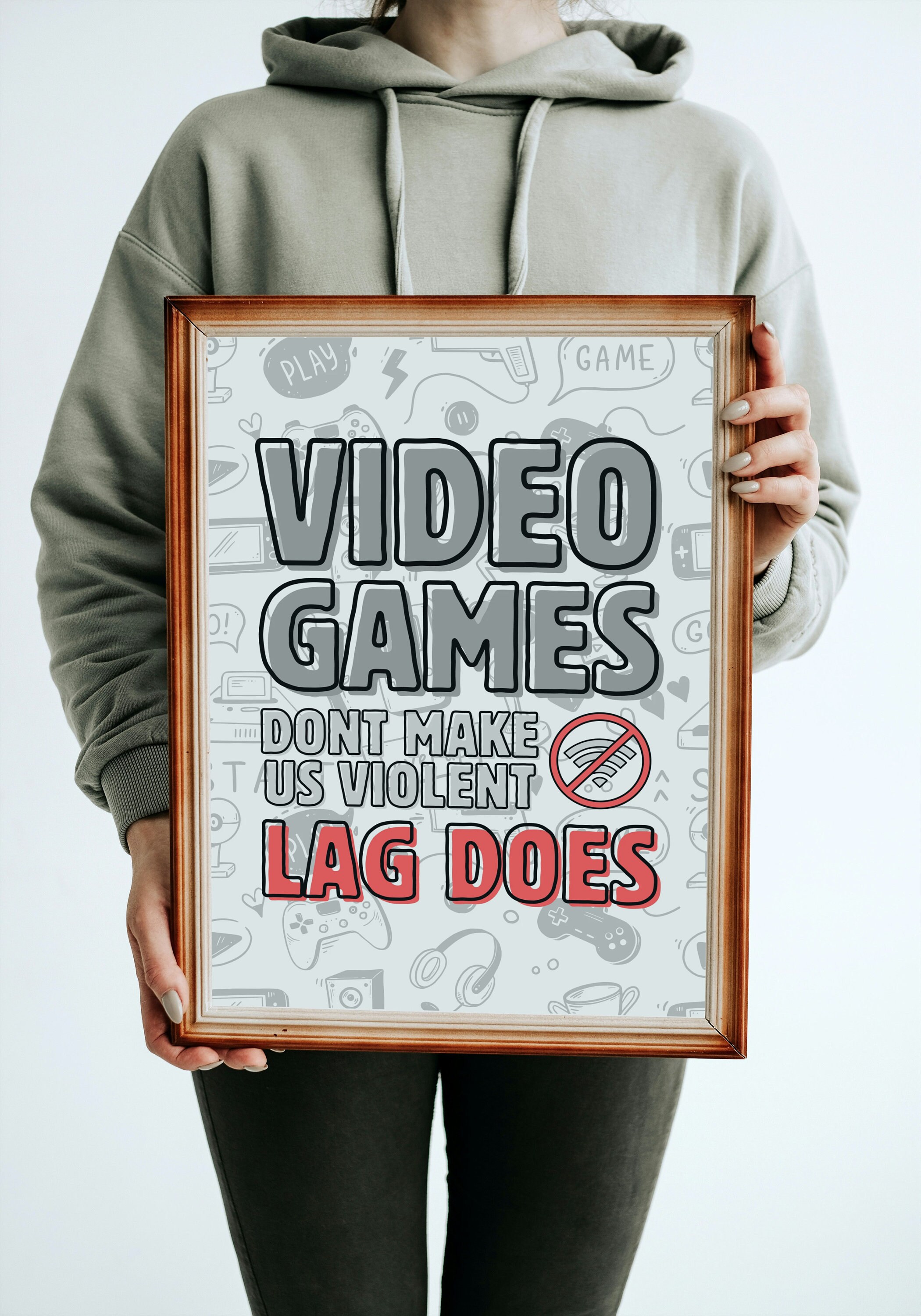 Funny Game Poster, Gaming Poster for Wall, Gaming Wall Decor, Gamer ...