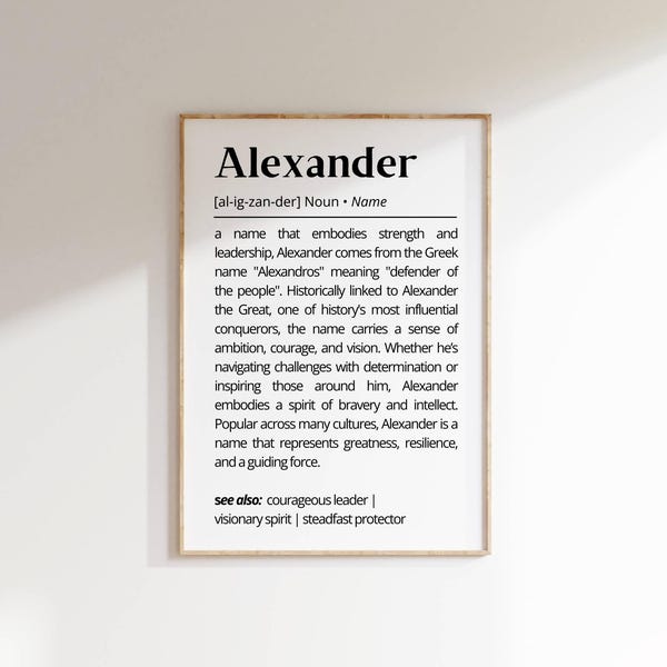 First Name Meaning - Etsy