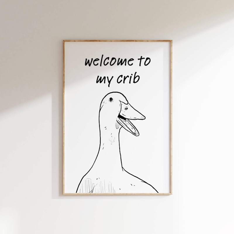 Welcome to My Crib Duck - Etsy