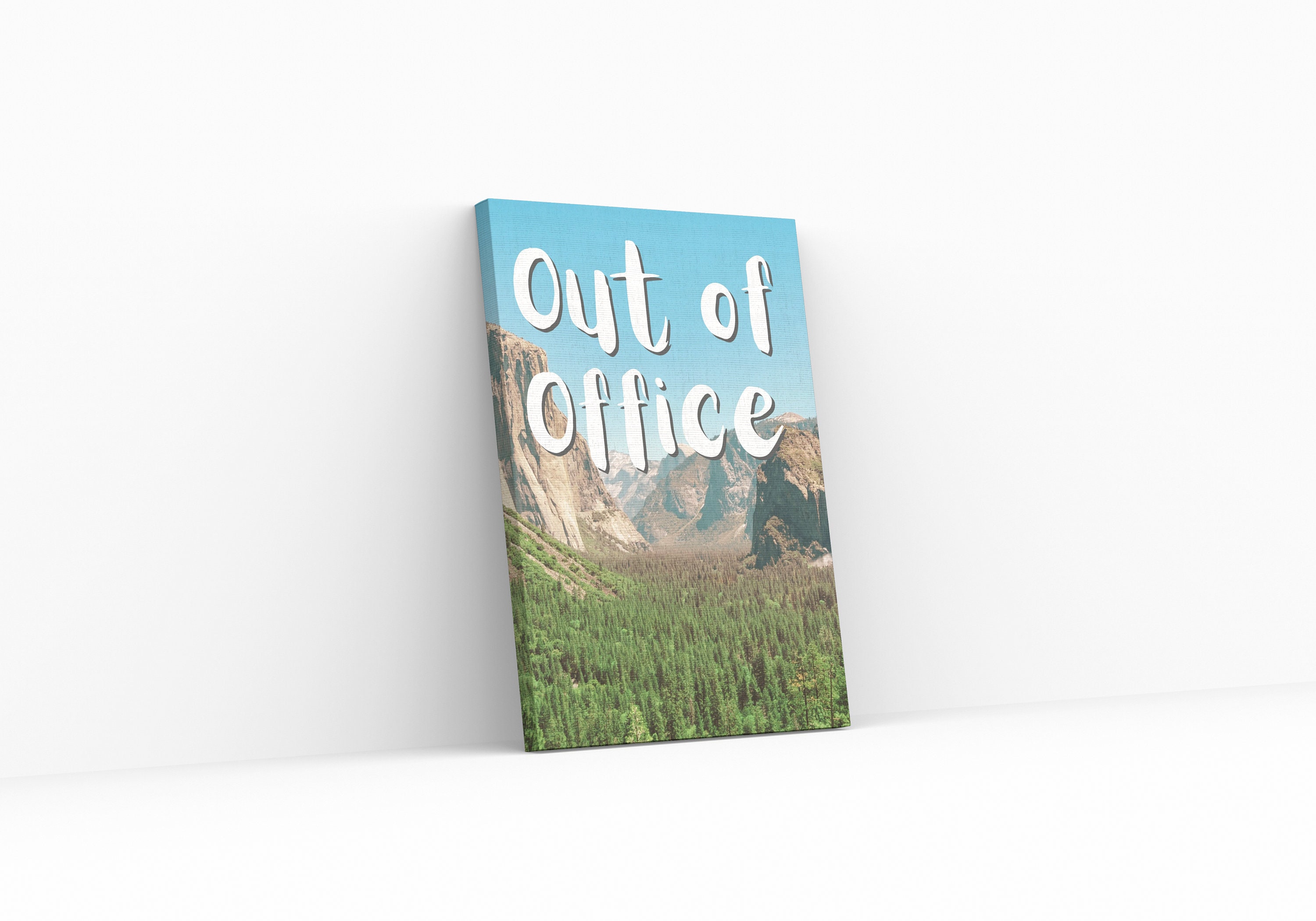 Out of Office Sign Printable, Retro Print, Vintage Poster, Retro Style ...