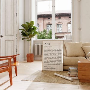 Ann Name Definition Wall Art Name Meaning Printable Personalized ...