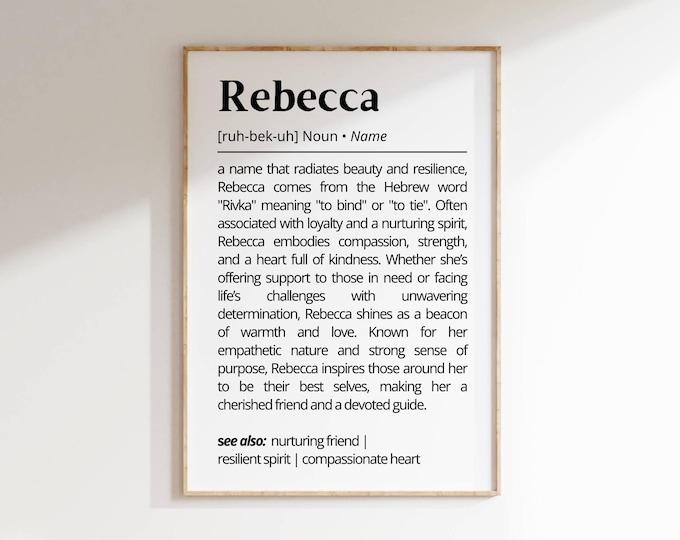 Madison Name Meaning Sign, Biblical Name Definition Print, Name Meaning ...