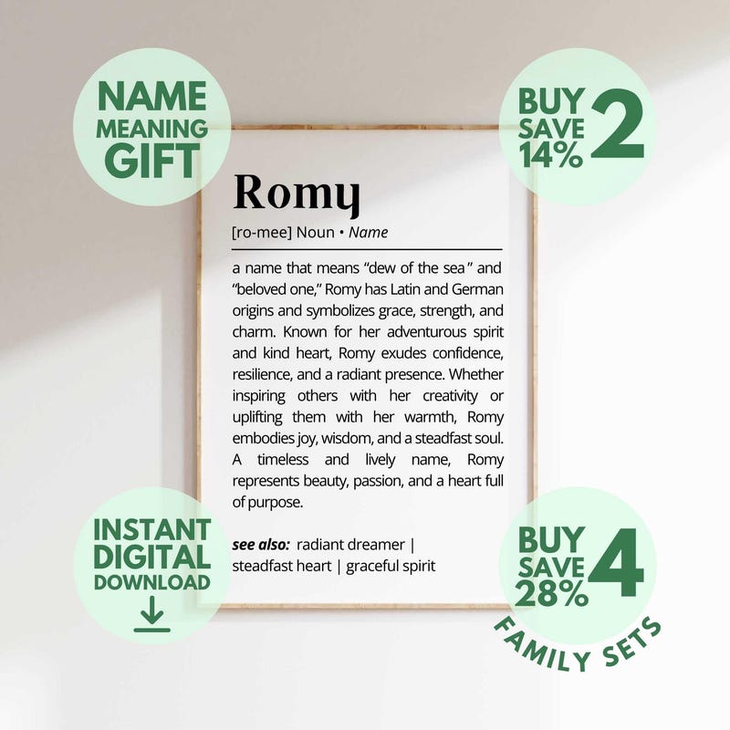 Romy Sign - Etsy UK