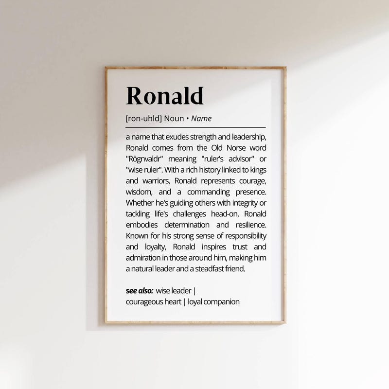 First Name Meaning - Etsy