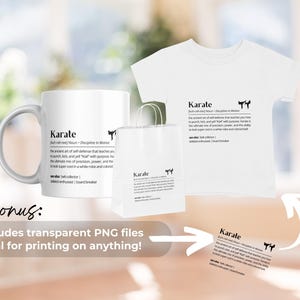 Karate Definition Printable Wall Art Martial Arts Decor for Dojo ...