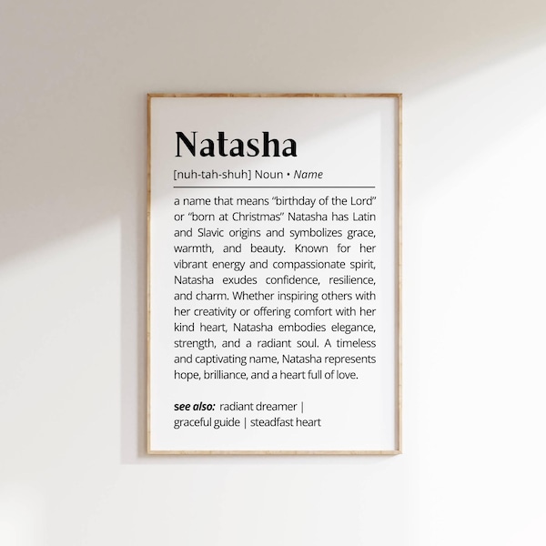 Natasha - Etsy