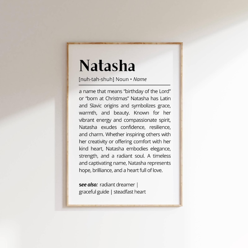 Natasha - Etsy