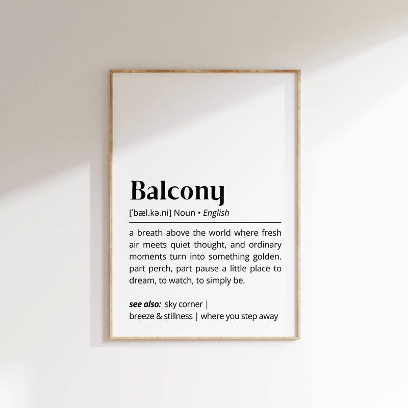 Balcony' - Etsy