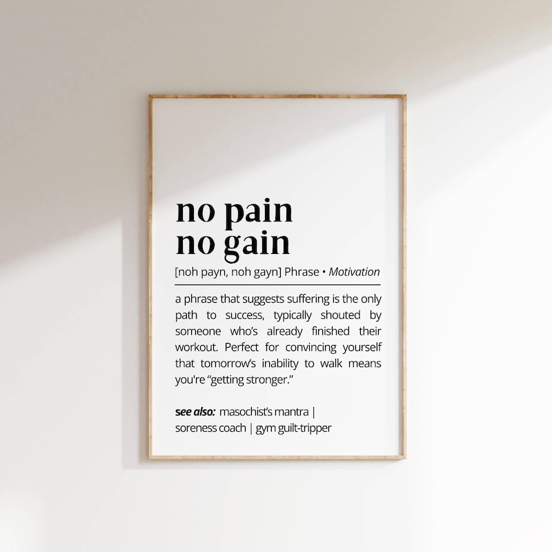 Pain Definition - Etsy