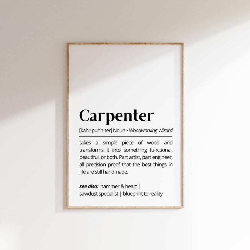 Carpenter Signs - Etsy